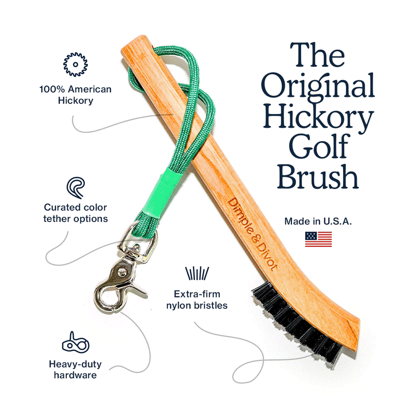 Hickory Golf Brush - Glory