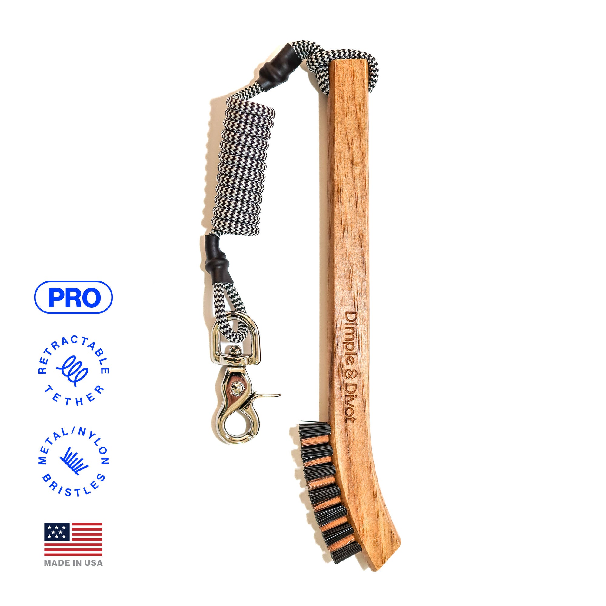 Hickory Golf Brush PRO Hybrid - Black